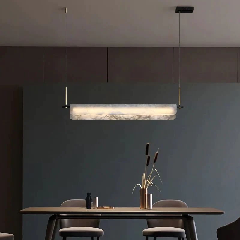Alabaster Linear Pendant,Pendant Light For dining room,Pendant island