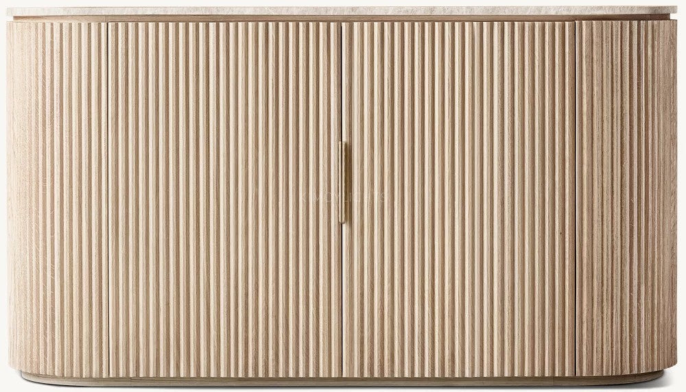 Byron Emperador Double-Door Sideboard,Dining room modern sideboard