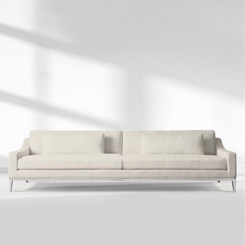 Italia Slope Arm Sofa - Metal Base,RH,slope arm sofa modern interiors ...