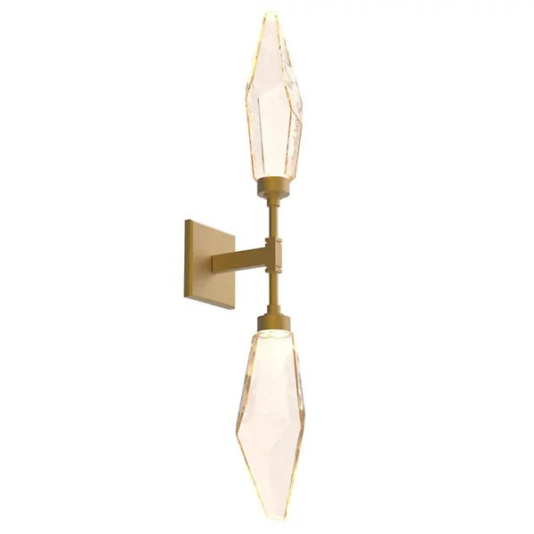Rock Crystal Double Wall Sconce,Wall Sconce For Bedroom,Lumens Sconces